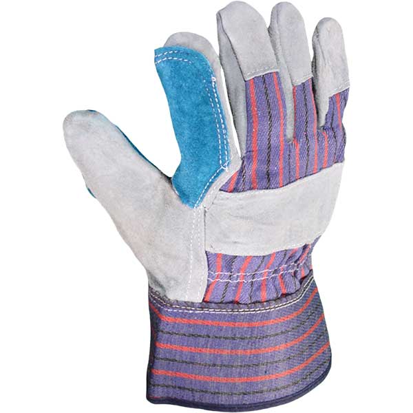 Split Grain Cowhide Double Leather Palm Gloves | S96112 – Azusasafety